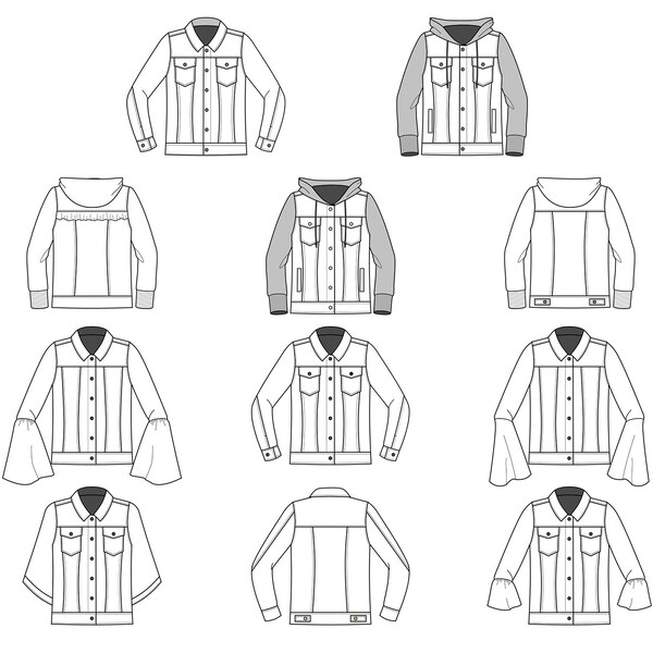 Military Jacket Pattern - Etsy