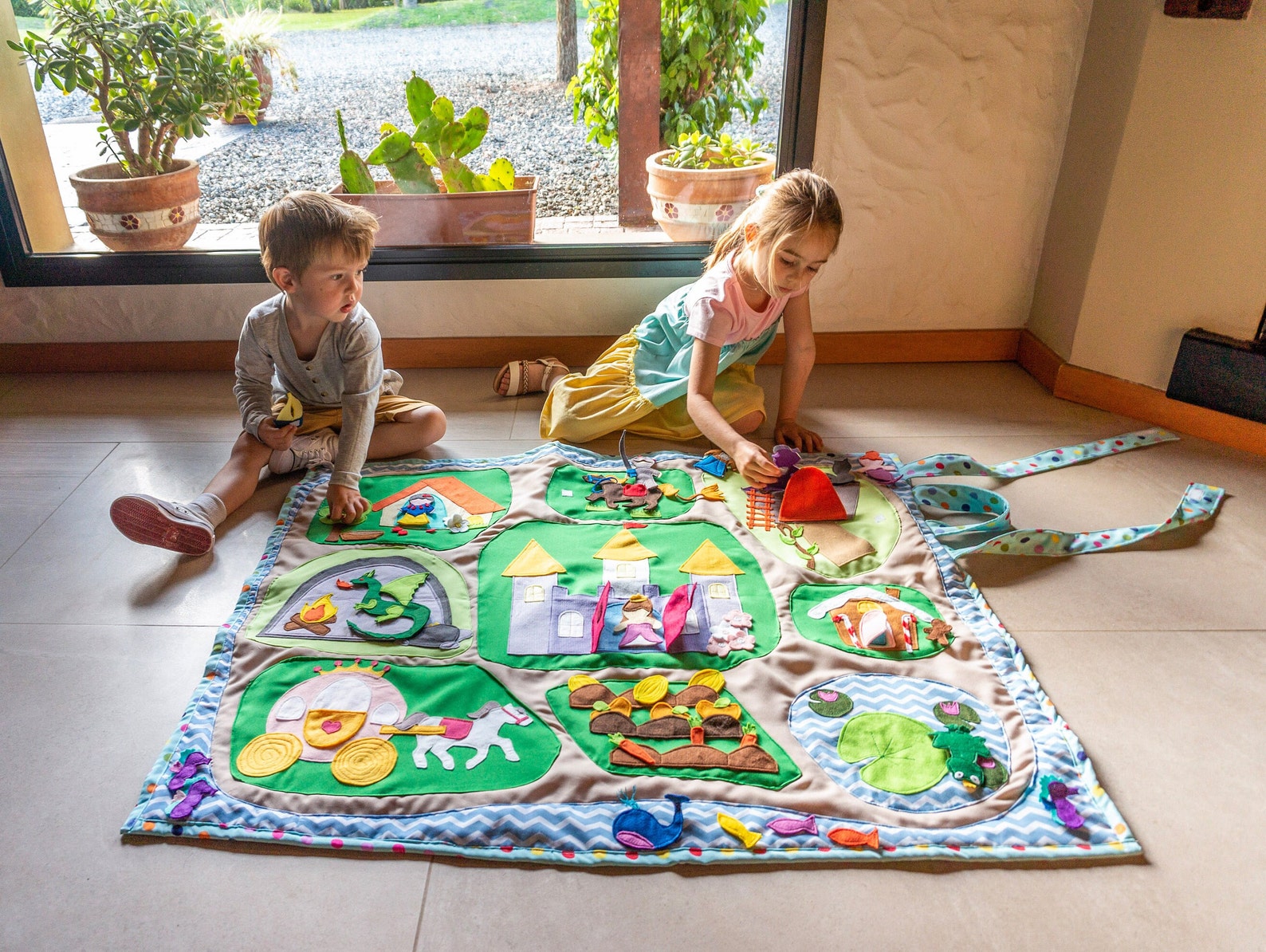 Fairytale Playmat PDF Sewing Pattern Toy Pattern Play Mat | Etsy