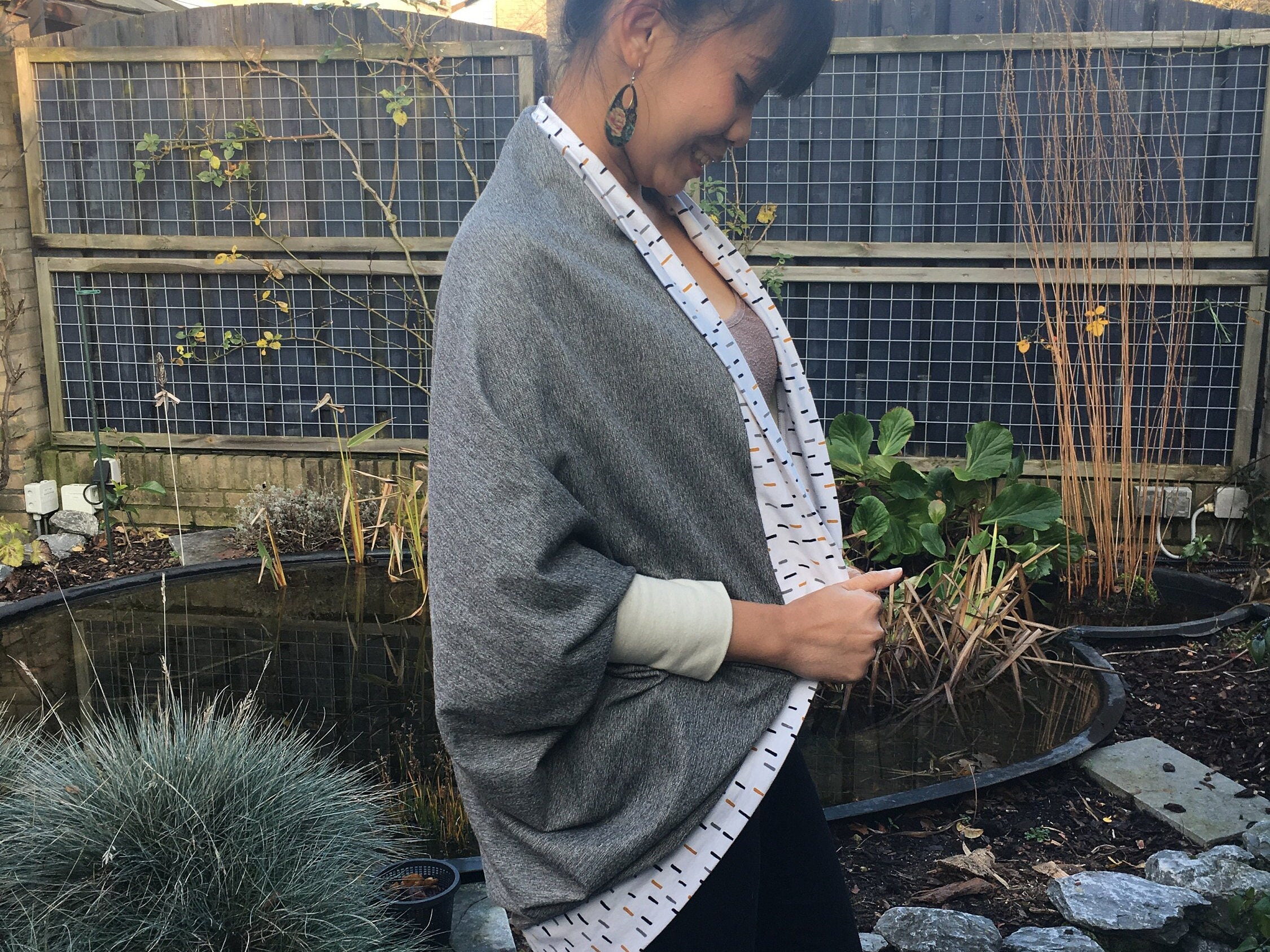 Cora Cocoon PDF Sewing Pattern Cardigan Pattern Cosy Cardi | Etsy UK