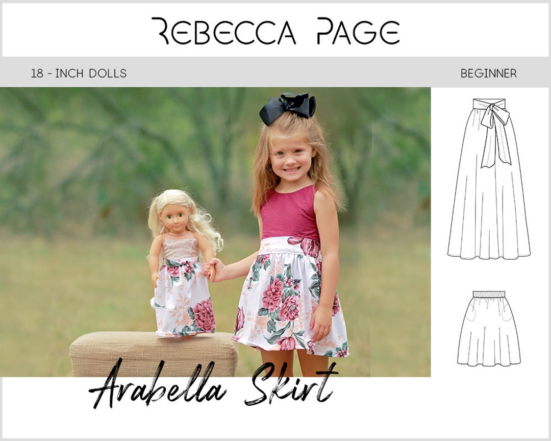 Dolls Arabella PDF Sewing Pattern Playtime Pattern Doll - Etsy