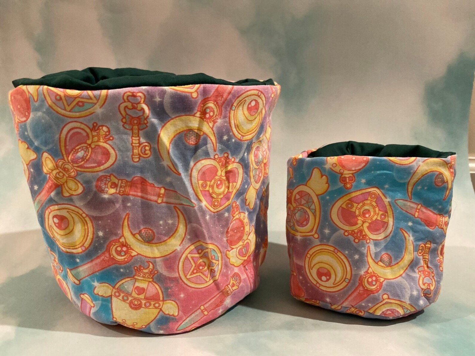 Round Fabric Basket Pdf Sewing Pattern Basket Pattern | Etsy