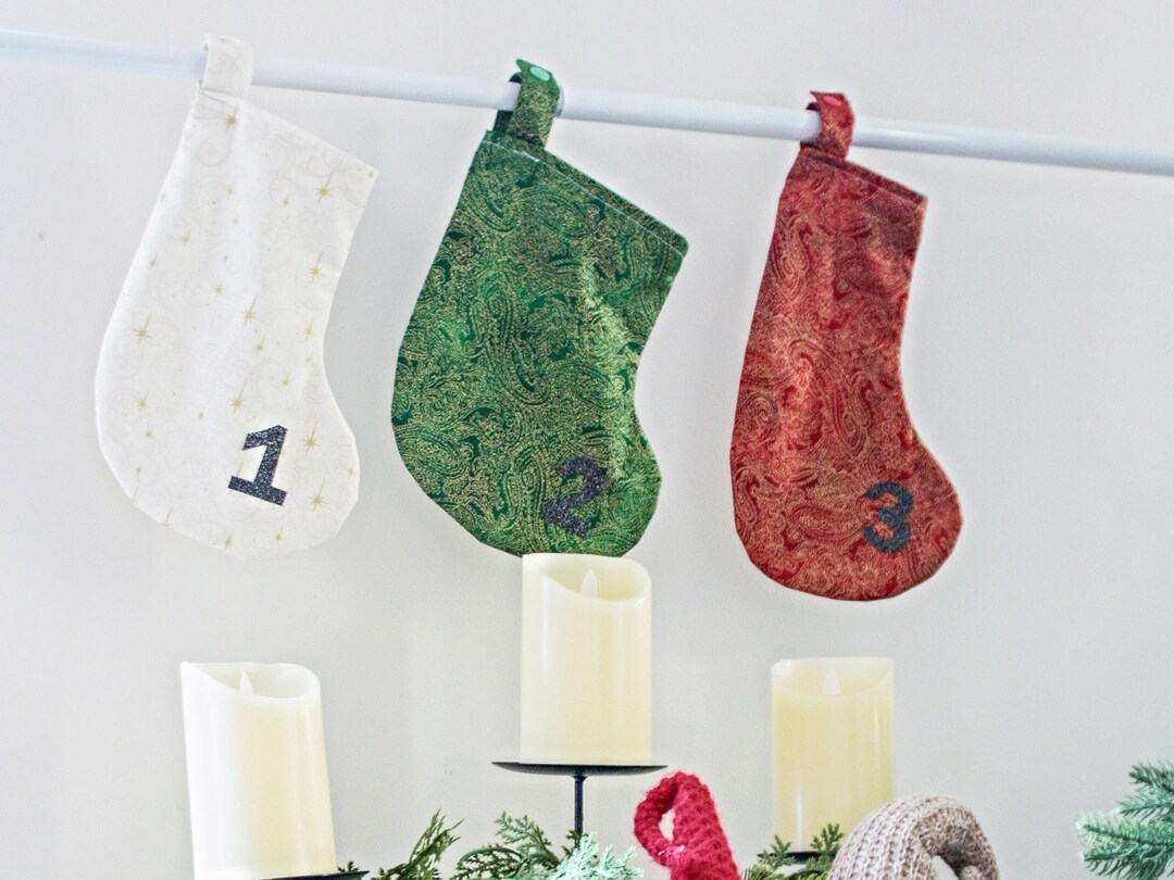Stocking Advent Calendar PDF Sewing Pattern Holiday Pattern - Etsy