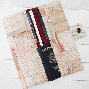 Family Passport Wallet PDF Sewing Pattern - Pattern, Passport Wallet ...