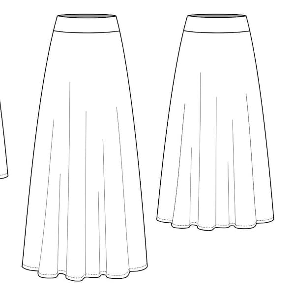 A Line Skirt Pattern - Etsy