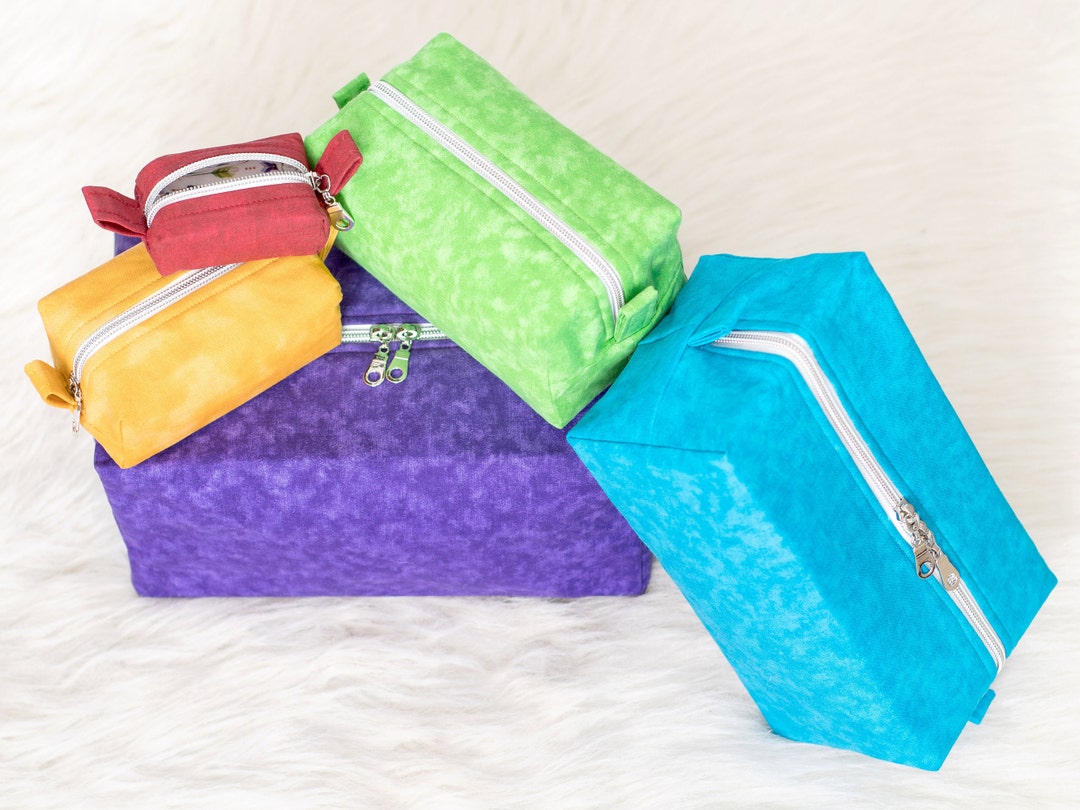 PDF Pouch Pattern, Boxy Pouch Bag Pattern Zipper Pouch Set PDF Sewing ...