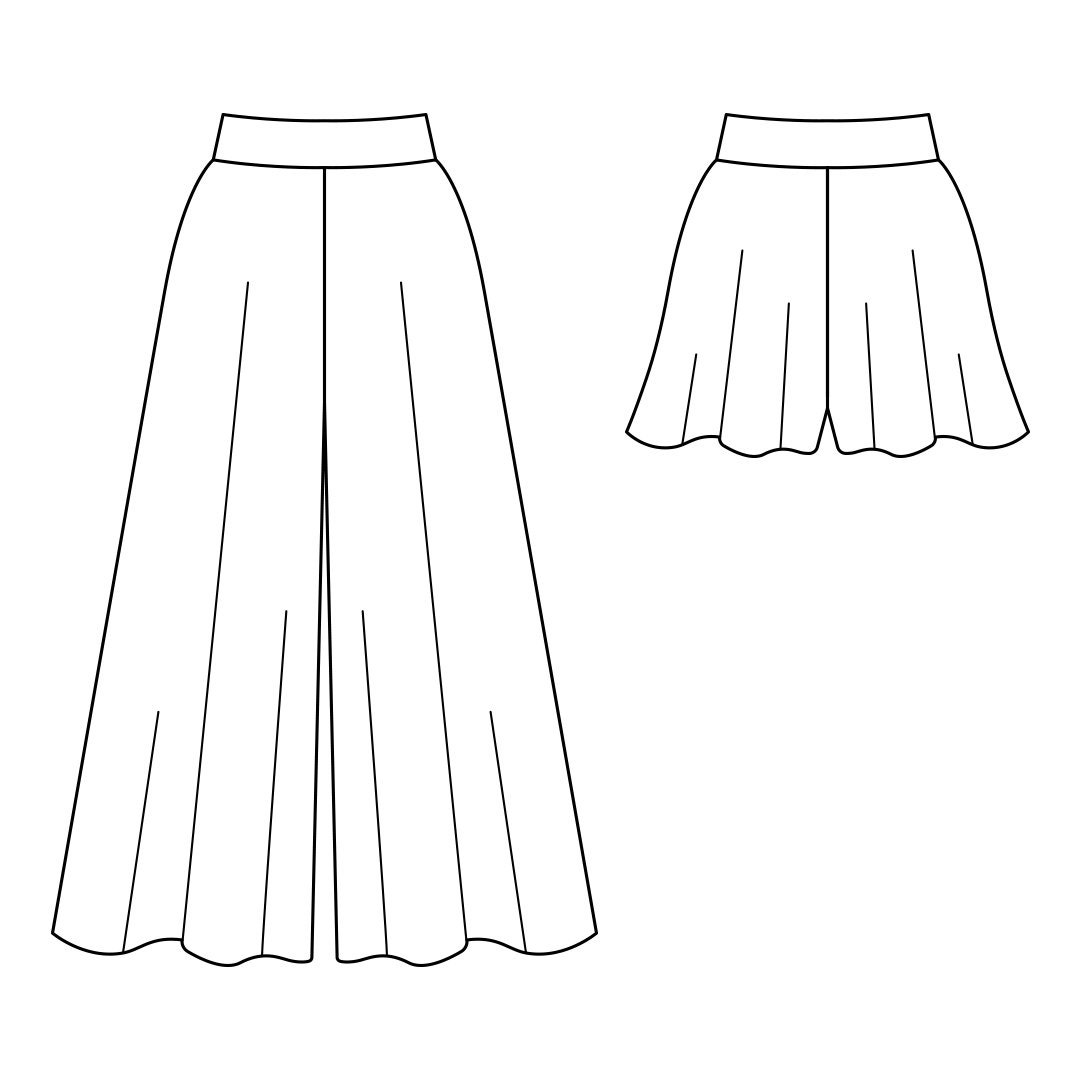 Culottes Sewing Pattern Pdf Comfy Pants Pattern Culottes for - Etsy UK