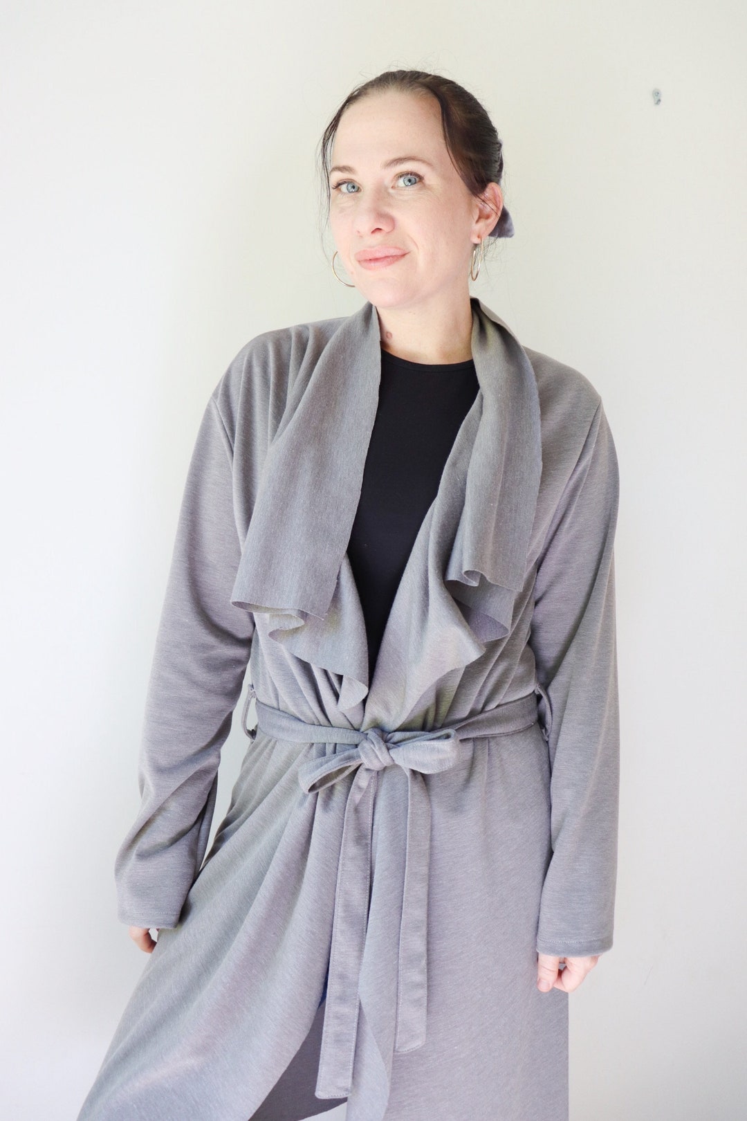 Carli Coatigan PDF Sewing Pattern Comfy Pattern, Cardigan Pattern ...
