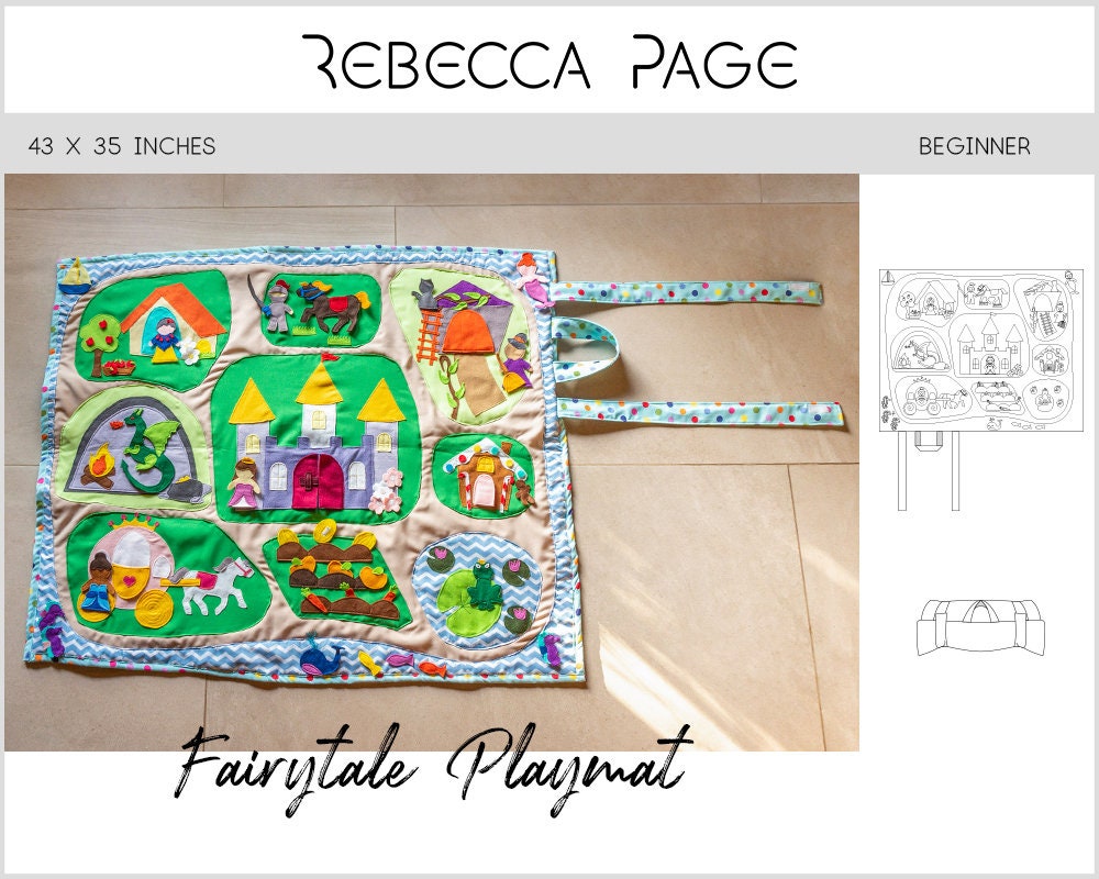 Fairytale Playmat PDF Sewing Pattern Toy Pattern Play Mat | Etsy