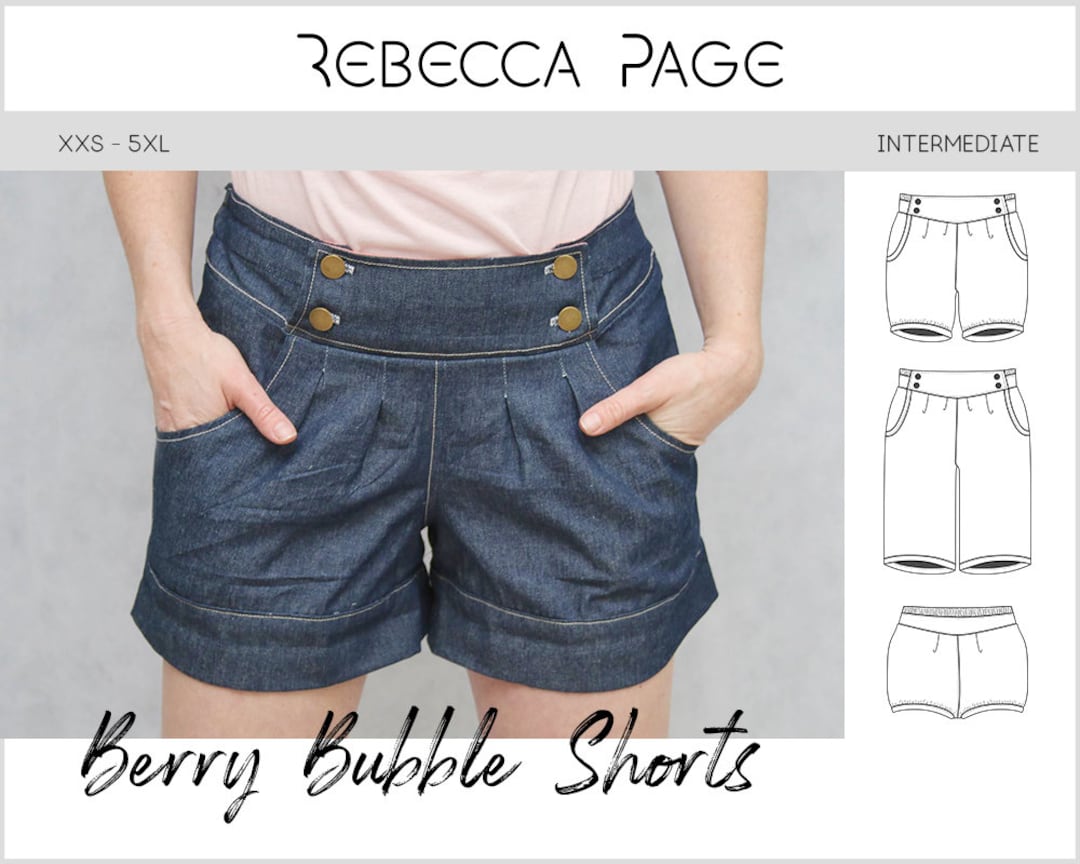Berry Bubbles PDF Sewing Pattern Shorts Pattern, Fun Shorts Pattern ...