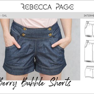 Berry Bubbles PDF Sewing Pattern - Shorts Pattern, Fun Shorts Pattern ...