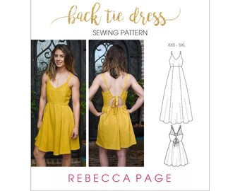 Tie Back Dress | Etsy