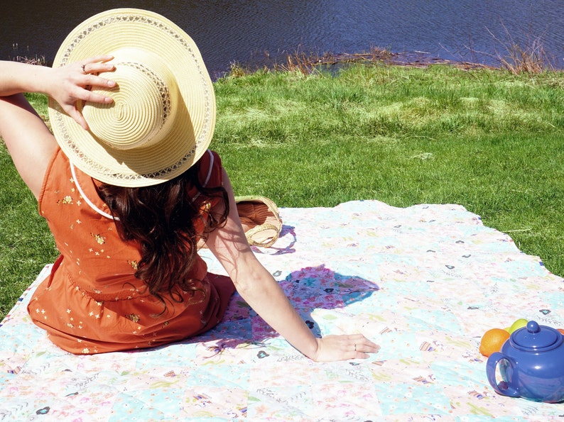 Picnic Blanket PDF Sewing Pattern Quilt Pattern Picnic | Etsy