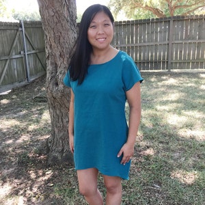 Laura PDF Sewing Pattern Top Pattern, Laura Dress Pattern, Cocoon Dress ...