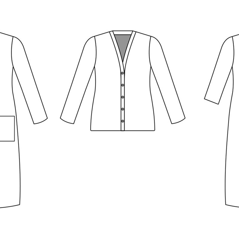 Cardigan Sewing Pattern - Etsy