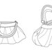 Pleated Bag PDF Sewing Pattern Purse Pattern, Pleated Bag Pattern ...