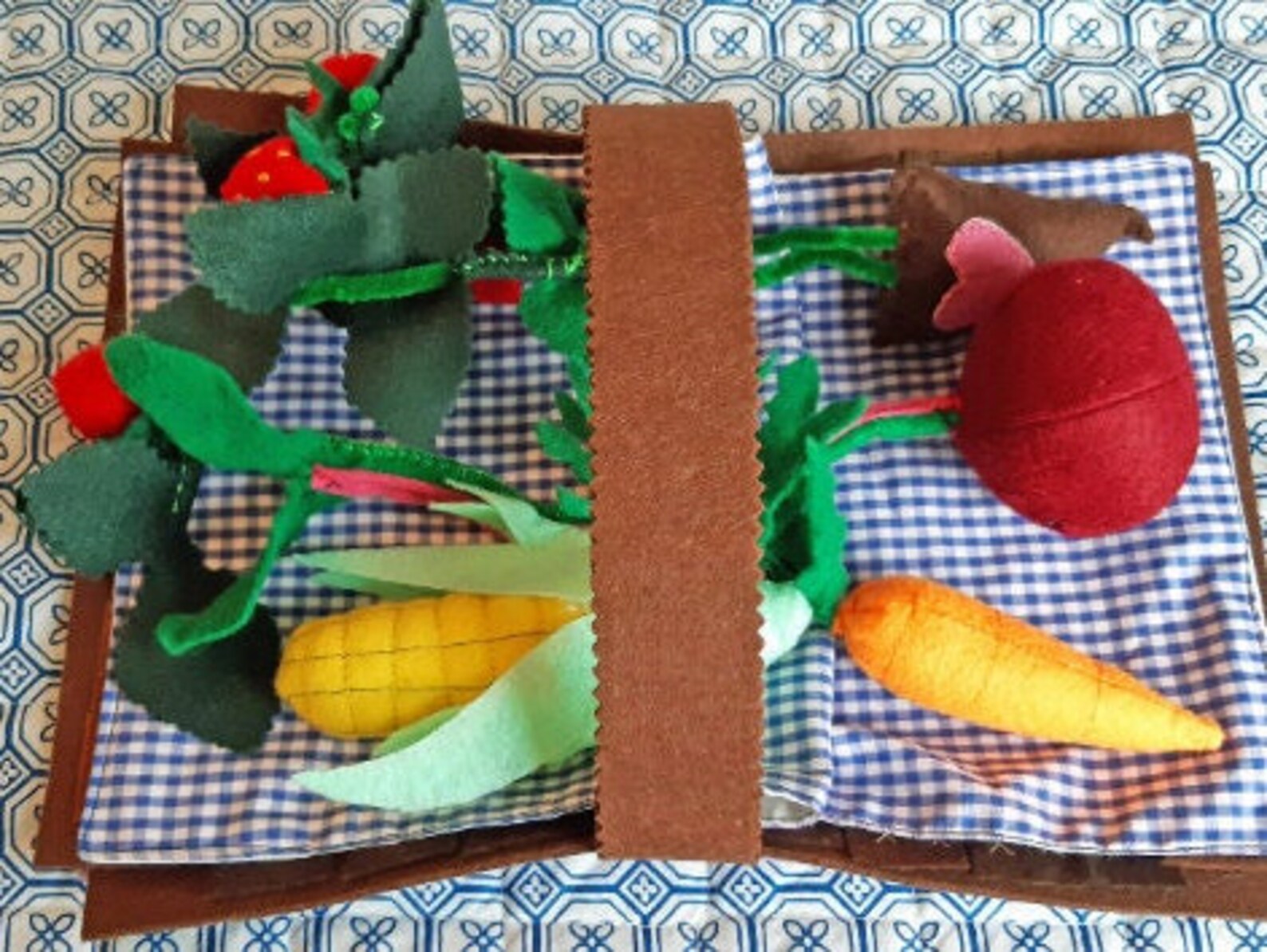 Vegetable Garden Felt Toys PDF Sewing Pattern Felt Toy Felt | Etsy