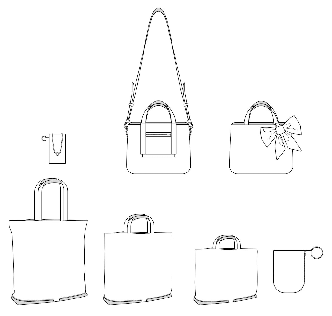 Essential Bag Bundle PDF Sewing Pattern Purse Pattern, Bag Bundle ...