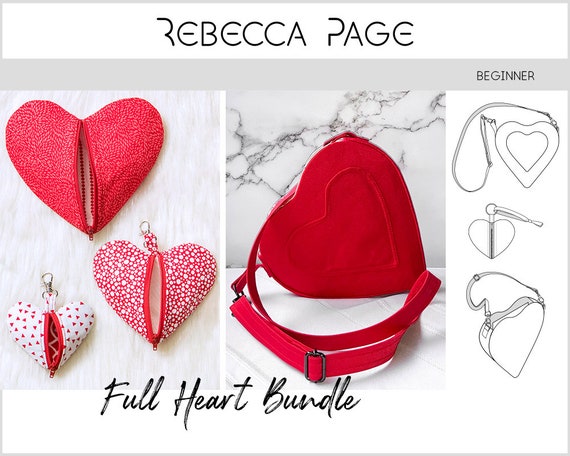 Full Heart Bundle PDF Sewing Pattern Bag Pattern Full Heart | Etsy