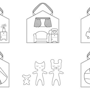 Dolls House Quiet Book PDF Sewing Pattern Toy Pattern, Quiet Book ...