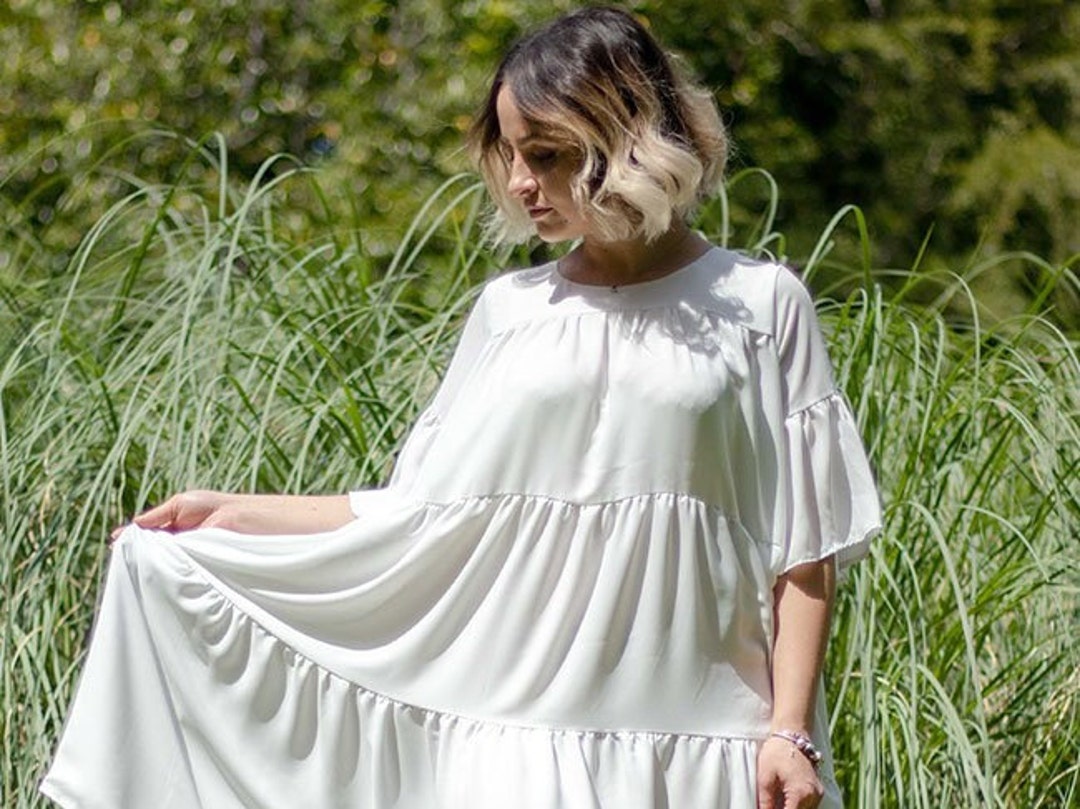 Dress Pattern Pdf, Toronto Day Dress PDF Sewing Pattern, Flowy Pattern ...