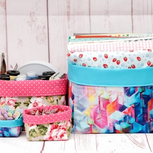 Storage Solutions Bundle PDF Sewing Pattern Pouch Pattern, Storage ...