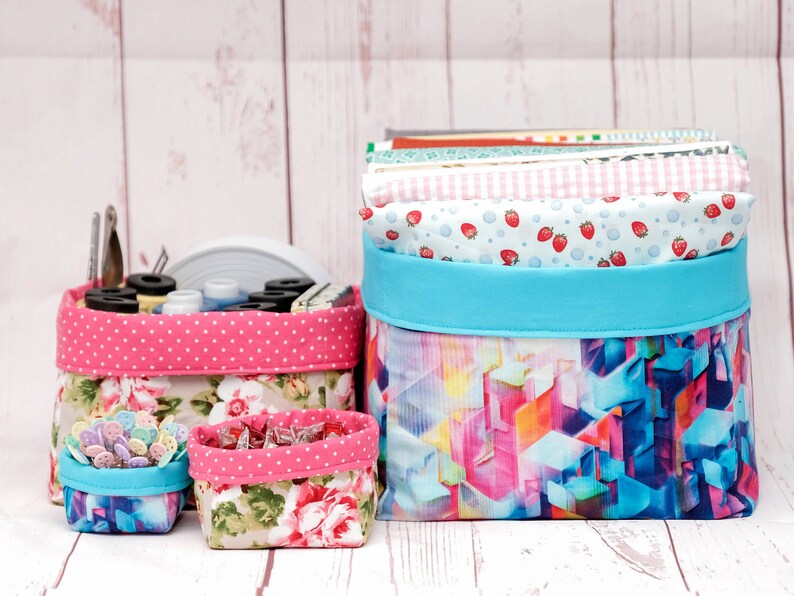 Storage Solutions Bundle PDF Sewing Pattern Pouch Pattern - Etsy