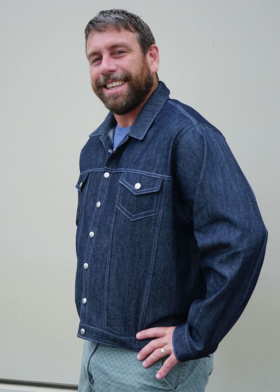 Kingston Mens Jacket PDF Sewing Pattern Jacket Pattern, Denim Jacket ...