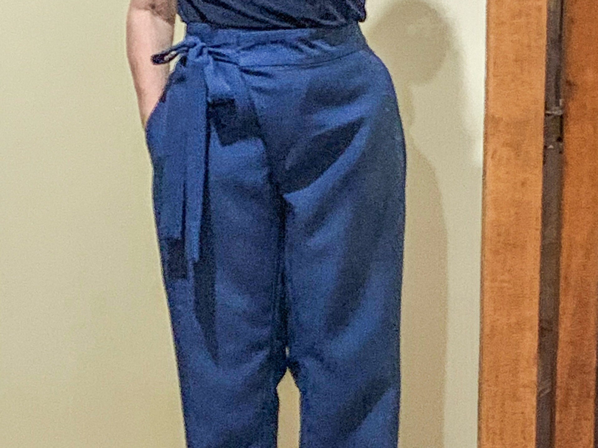 Wrap Trousers PDF Sewing Pattern Trousers Pattern Wrap | Etsy