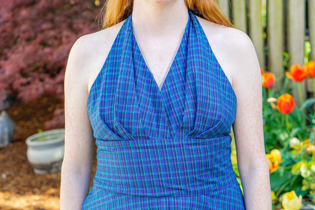 Marilyn Halter Neck Dress PDF Sewing Pattern Halter Neck Pattern ...