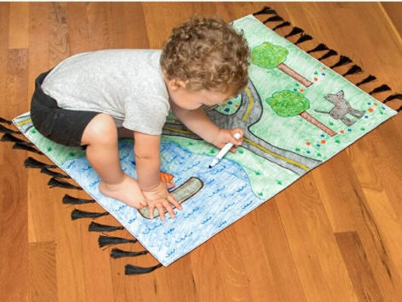 Washable Coloring Play Mat PDF Sewing Pattern Playtime - Etsy UK