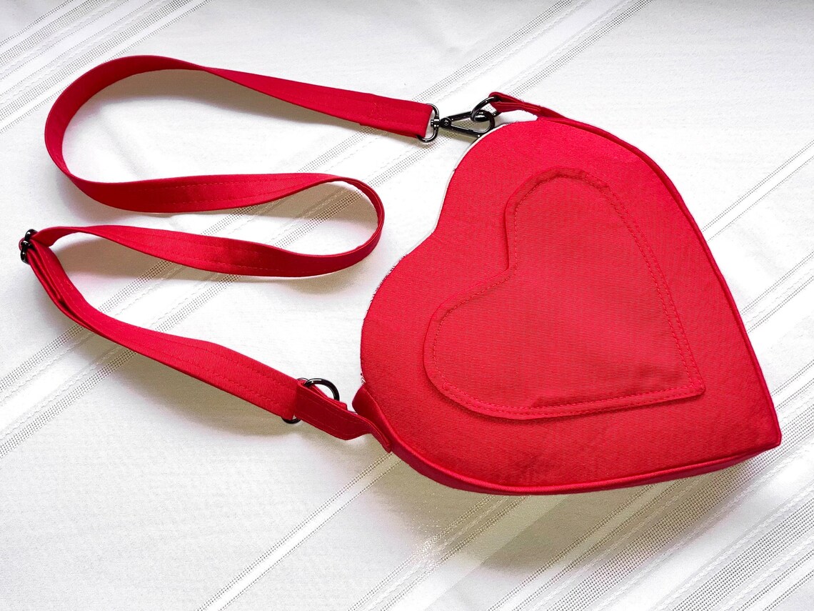 Heart Purse PDF Sewing Pattern Holiday Pattern Heart Purse | Etsy