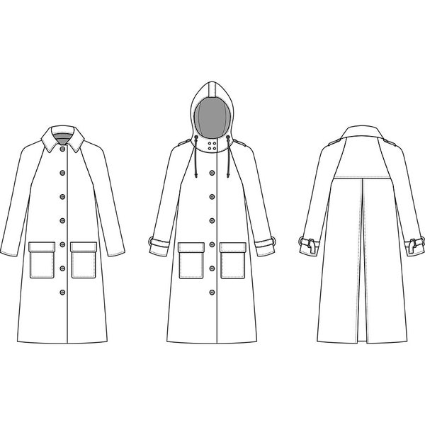 Mens Rain Jacket Pattern - Etsy