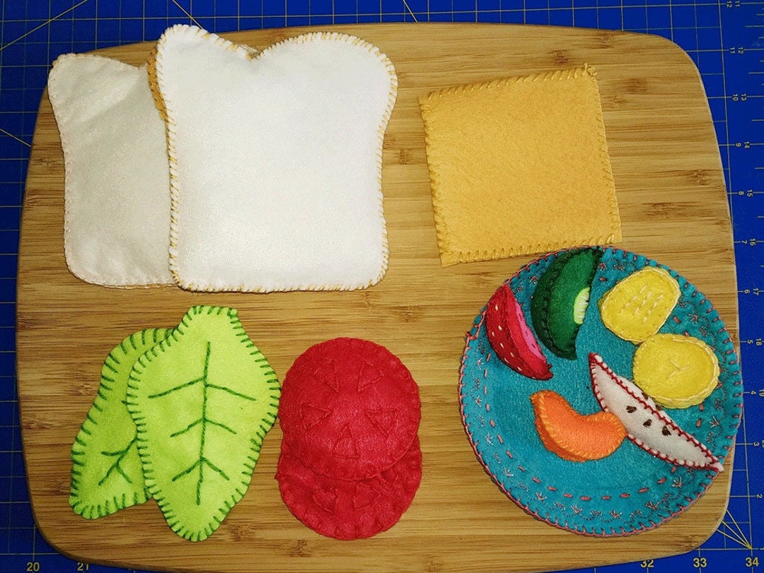 Handsew Felt Food PDF Sewing Pattern Toy Pattern Felt Food - Etsy