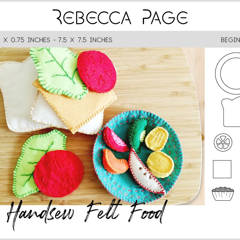 Felt Food Patterns - Etsy