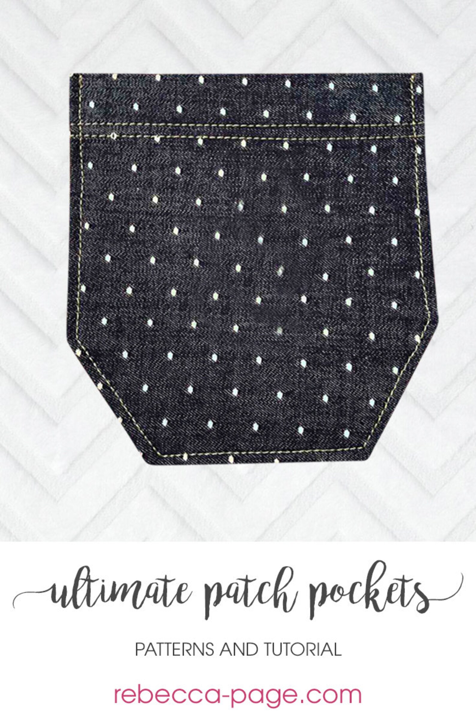 Ultimate Patch Pocket PDF Sewing Pattern Pockets Pattern | Etsy