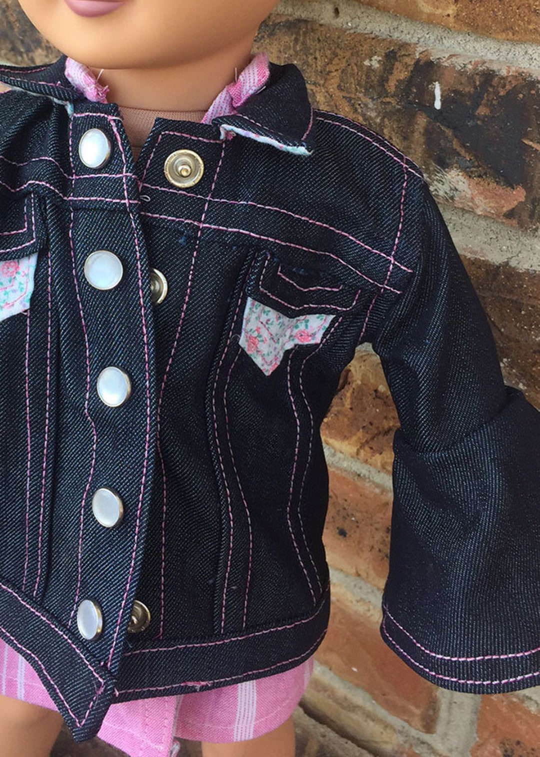 Dolls’ Kingston PDF Sewing Pattern - Jacket Pattern, Denim Jacket ...