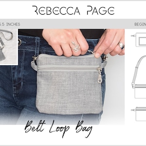 Belt Loop Bag PDF Sewing Pattern Belt Loop PDF, Belt Loop Pattern, Belt ...