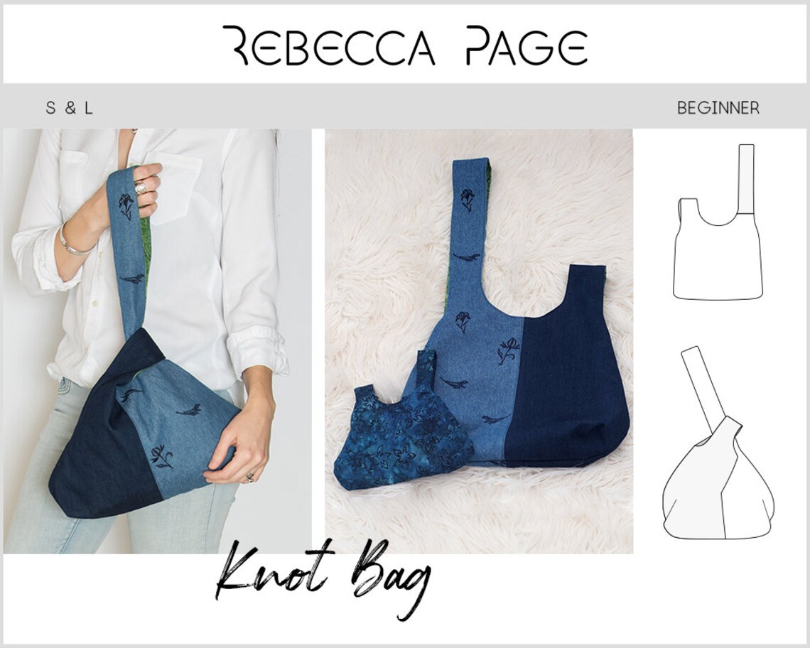 Knot Bag PDF Sewing Pattern Knot Bag Knot Bag Sew Knot Bag - Etsy