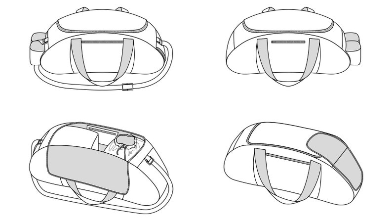 Gym Bag PDF Sewing Pattern Gym Bag Pattern Gym Bag Pattern - Etsy