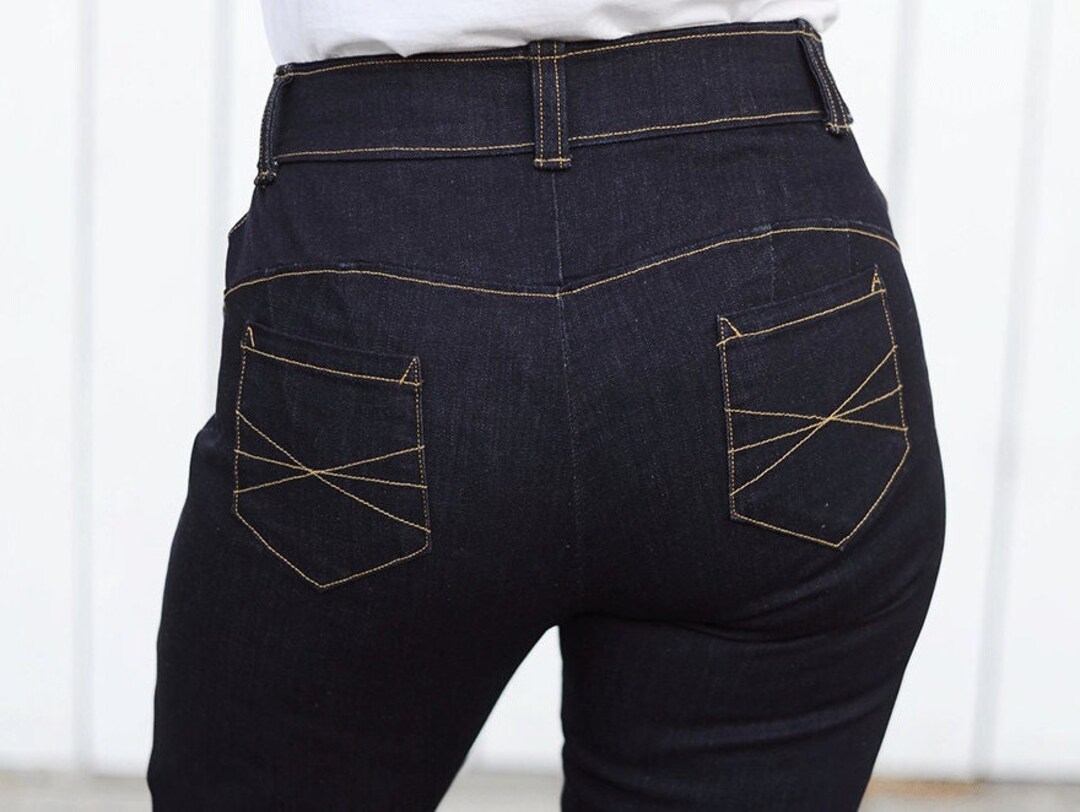 Jo Jeans PDF Sewing Pattern - Jeans Pattern, Slim Jeans Pattern ...