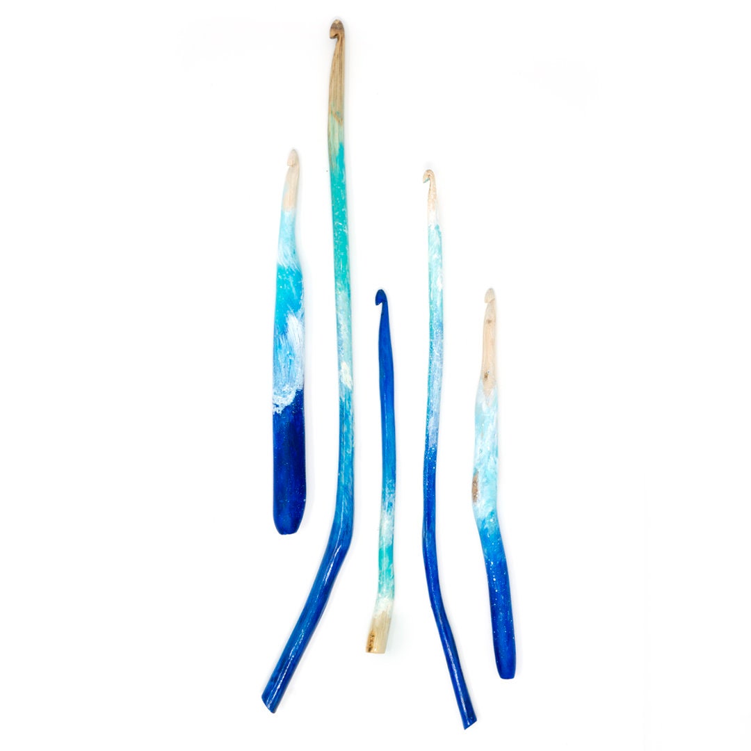 Hand Painted Crochet Hook Made to Order | Etsy