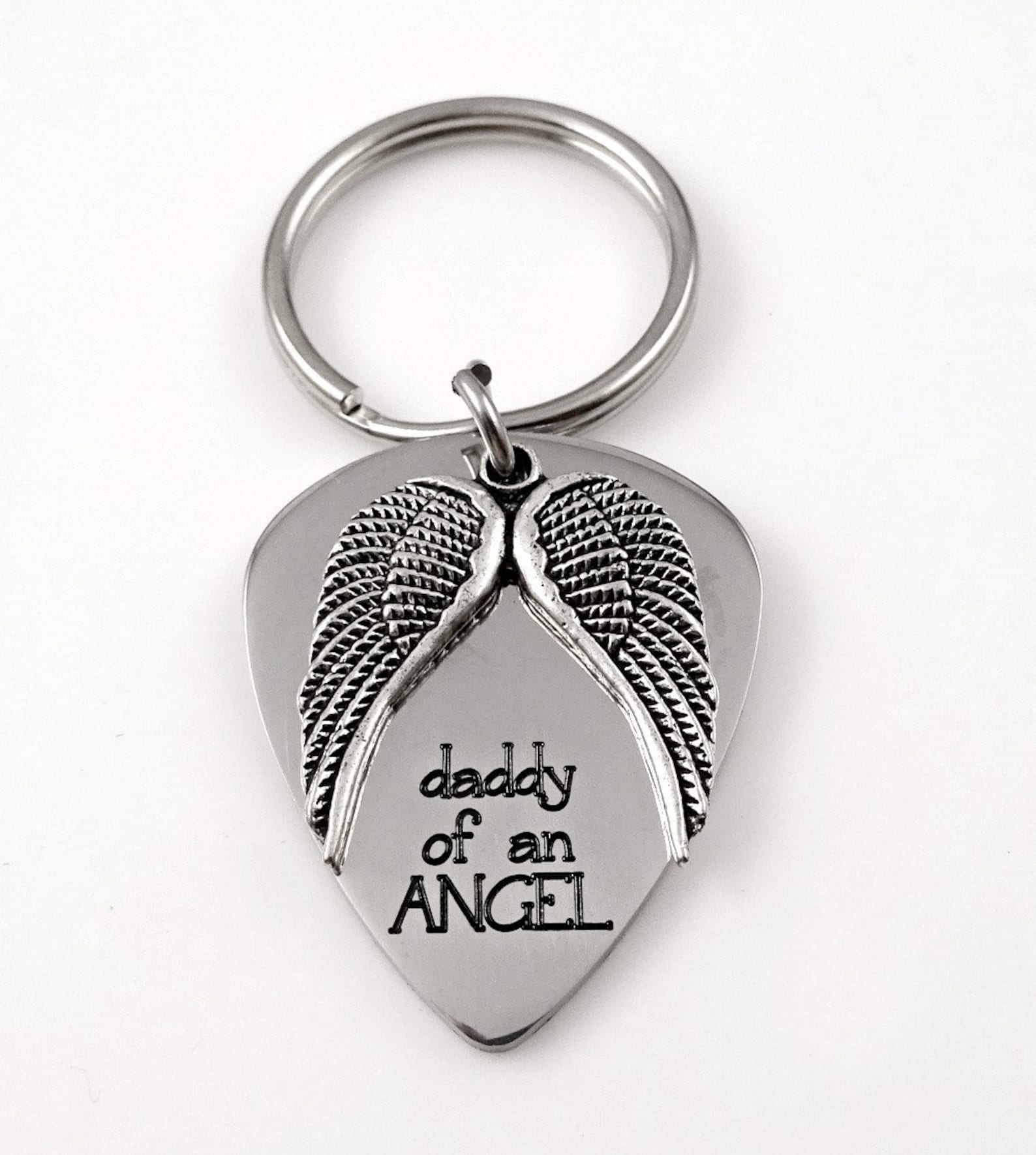 Daddy of An Angel Remembrance Keychain Baby | Etsy