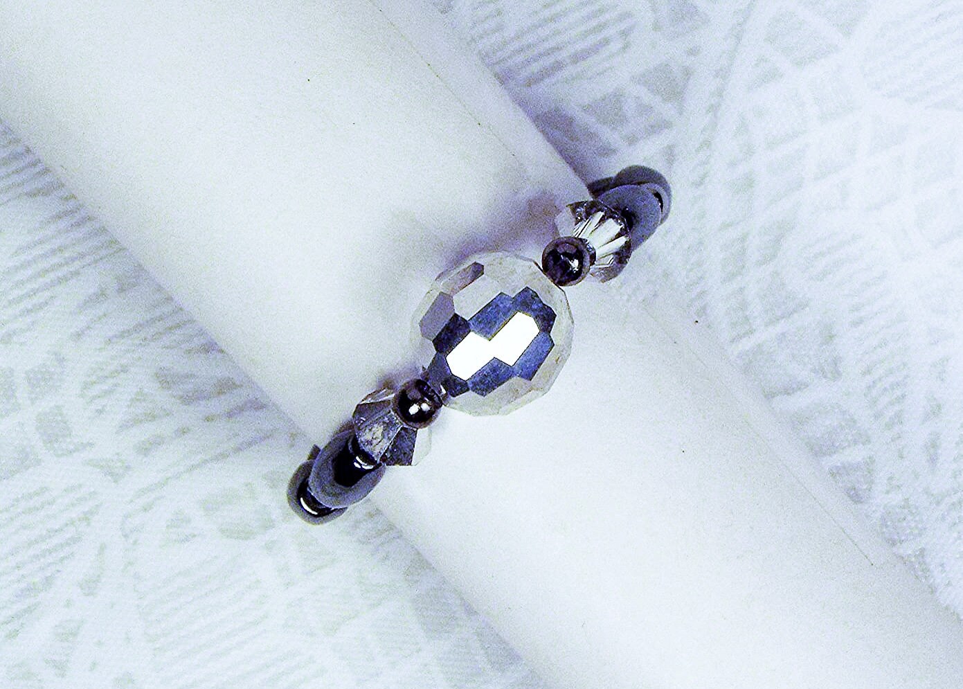 Cynthia Lynn dark Crystal Jet Hematite Reversible - Etsy