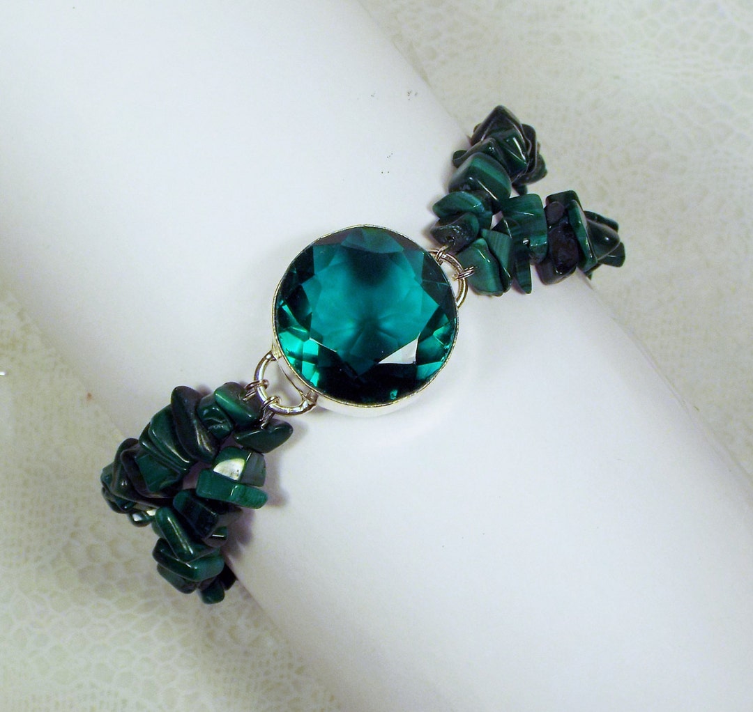 Cynthia Lynn viridian Emerald Sterling Silver Green Emerald and ...