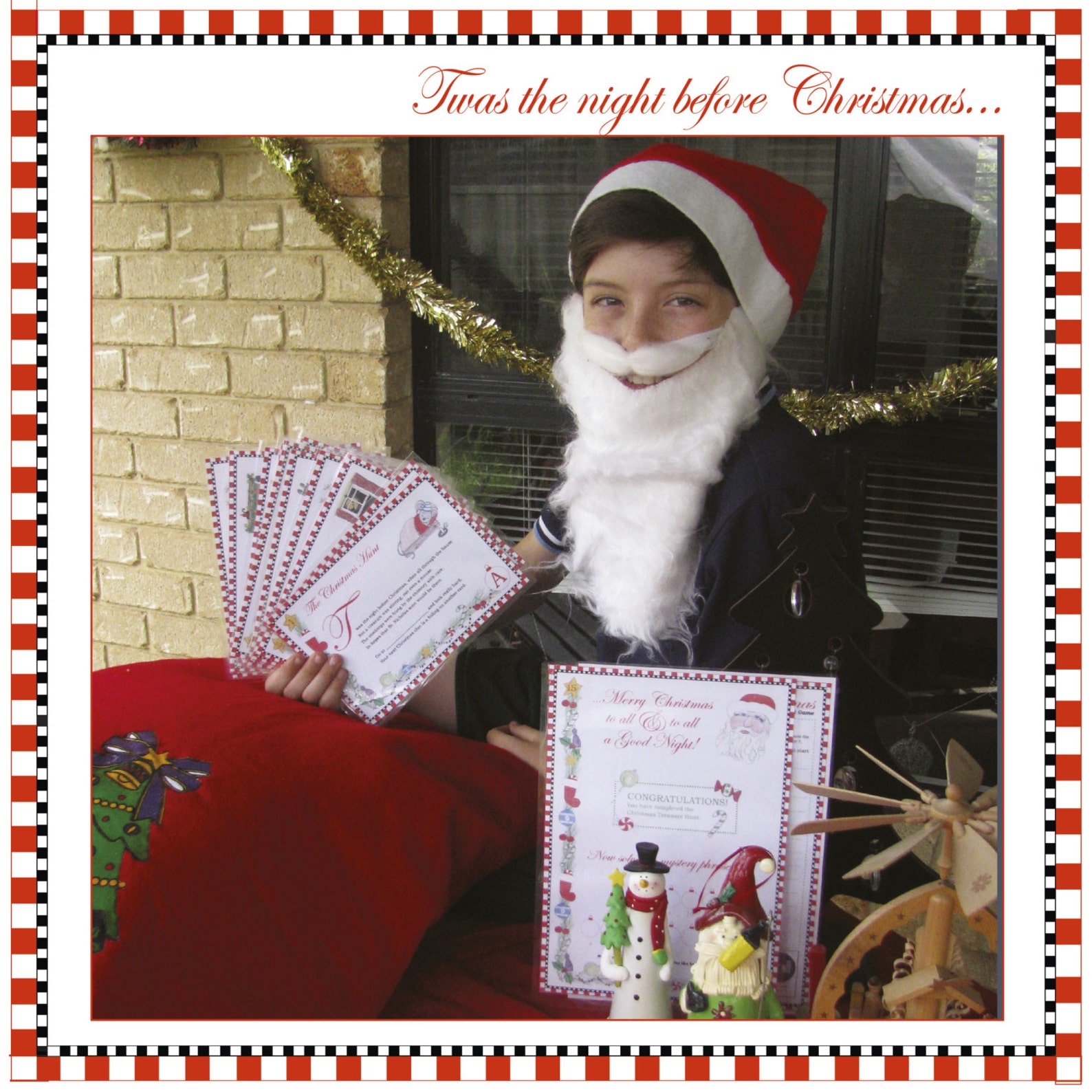 Twas the Night Before Christmas Treasure Hunt Game - Etsy Australia