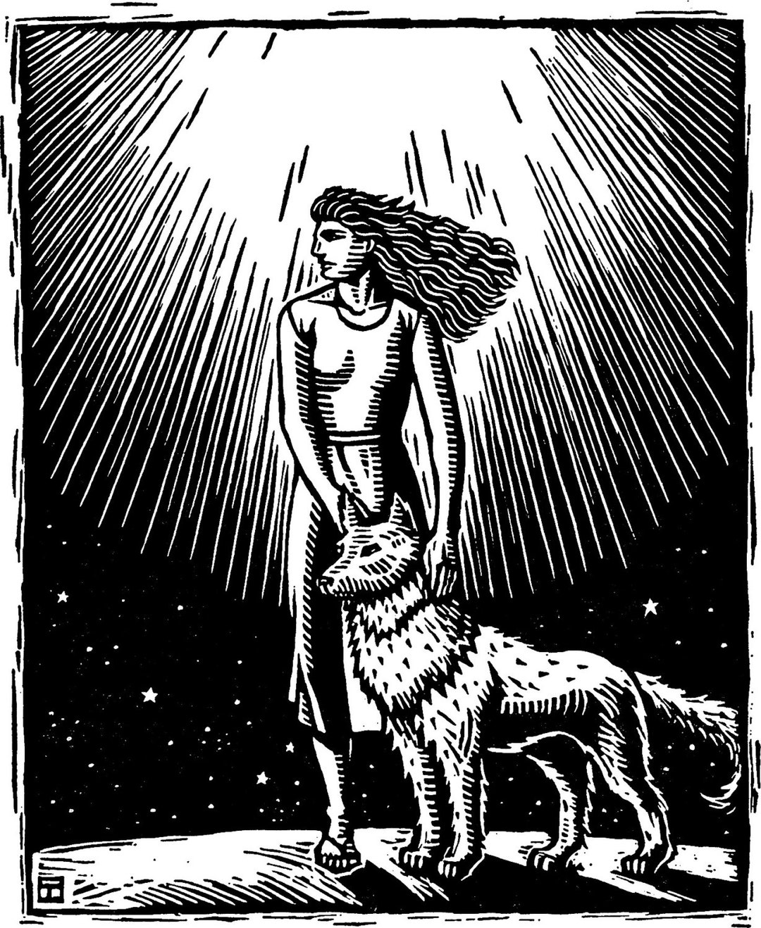 Women Who Run With Wolves: Signed Wood Engraving, Limited Edition - Etsy