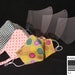 Flo-mod Face Mask Plastic Sewing Templates Fitted Pattern Filter Pocket ...