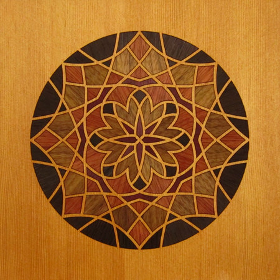 Wood Laser Marquetry Inlay Wood Puzzle DIY Wood Craft Kit-altairian ...