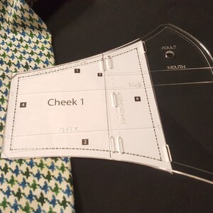 Olson Combined Mask Acrylic Templates - 5 Sizes for Adult and Child ...