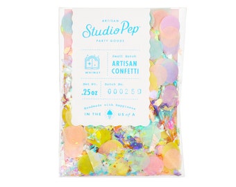 Pastel Rainbow Confetti Pastel Party Decorations Unicorn - Etsy